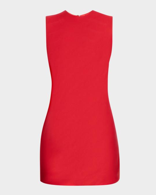 JW Anderson Satin Mini Shift Dress | Neiman Marcus