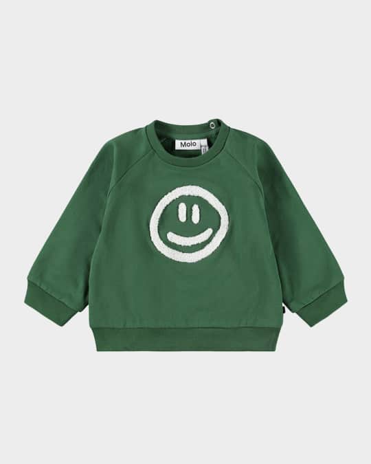 Molo Girl's Disc Organic Cotton Sweatshirt, Size Newborn-4 | Neiman Marcus