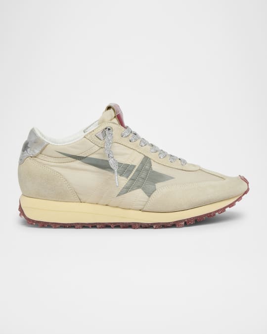 Golden Goose Running Marathon Suede Nylon Sneakers | Neiman Marcus