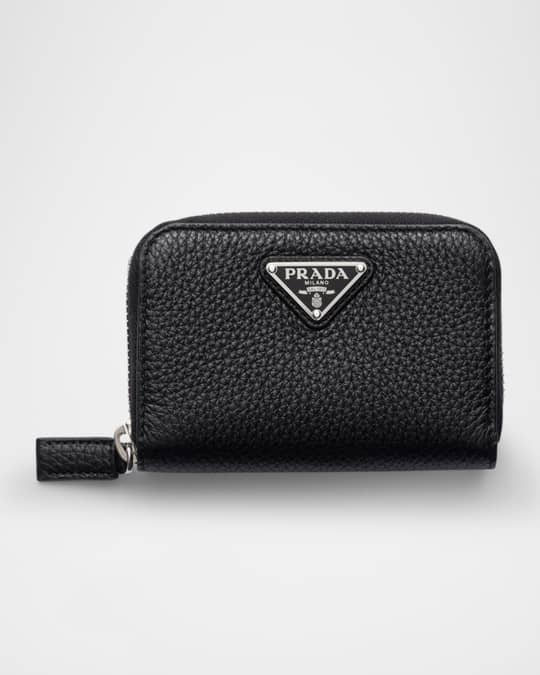 Prada Mp Leather Coin Purse | Neiman Marcus
