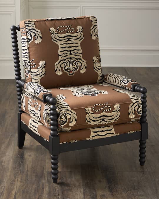 Massoud Sable Spindle Chair | Neiman Marcus