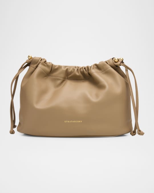 STRATHBERRY Charlotte Midi Nappa Leather Crossbody Bag | Neiman Marcus