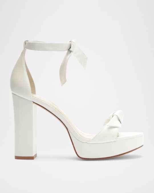 Alexandre Birman Mabeleh Leather Platform Sandals | Neiman Marcus