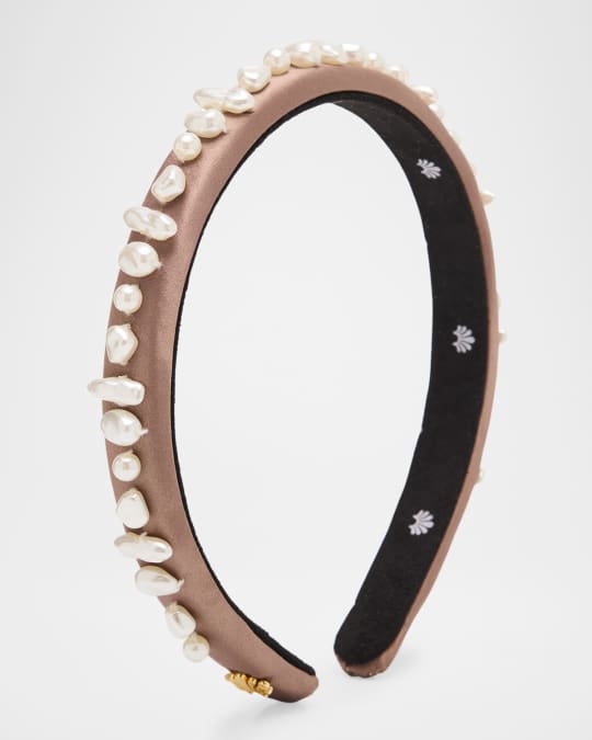 Lele Sadoughi Gigi Pearl Treasure Headband | Neiman Marcus