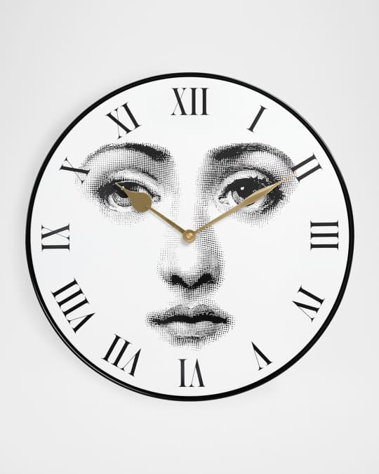 Fornasetti Tema e Variazioni No. 6 Wall Clock | Neiman Marcus