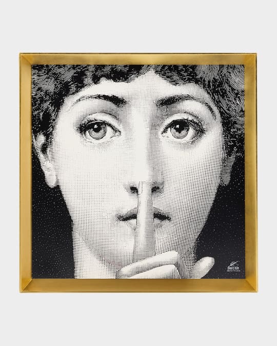 Fornasetti Silenzio Decorative Panel Wall Art | Neiman Marcus