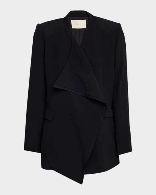 Ulla Johnson Elea Draped Front Jacket | Neiman Marcus