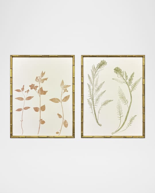Paragon Decors "Floral Trace I" Framed Giclees, Set of 2 | Neiman Marcus