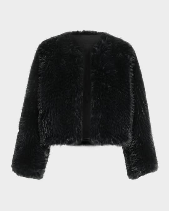 Ramy Brook Nikki Faux Fur Jacket | Neiman Marcus