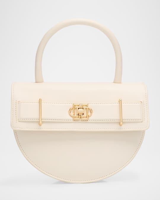 SIMKHAI Roan Half-Moon Leather Crossbody Bag | Neiman Marcus