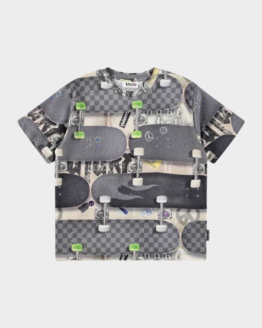 Molo Boy's Riley Graphic-Print Short-Sleeve T-Shirt, Size 4-7 | Neiman ...