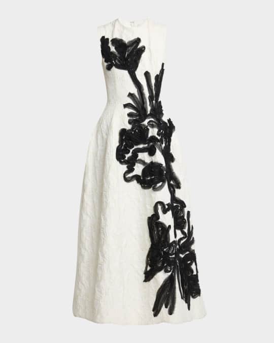 Erdem Floral Brocade Cocktail Dress | Neiman Marcus