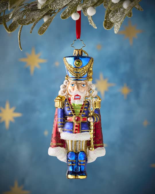 Christopher Radko Long Coat Nutcracker Christmas Ornament | Neiman Marcus