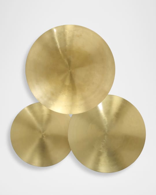 Cymbalic Metal Wall Decor, Set of 3 | Neiman Marcus