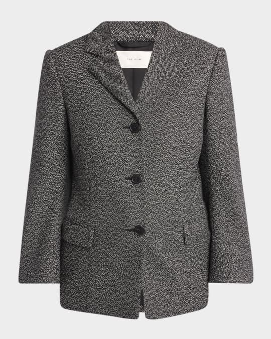 THE ROW Eudora Single-Breasted Jacket | Neiman Marcus