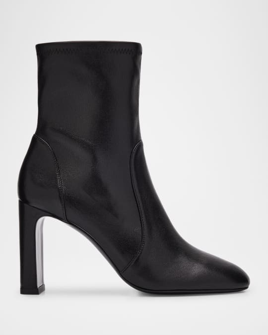 Stuart Weitzman Babette Leather Booties | Neiman Marcus