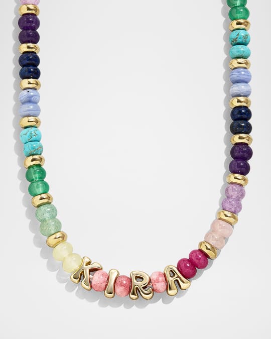 BaubleBar Semi Precious Custom Bubble Necklace | Neiman Marcus