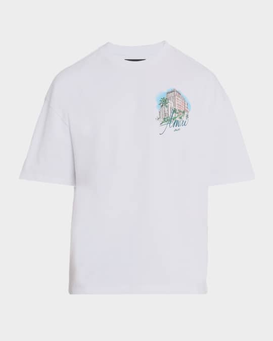 Amiri Men's Jersey Amiri Hotel Oversized Fit T-Shirt | Neiman Marcus