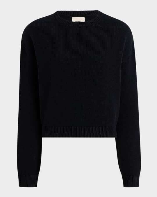 Khaite Milo Cashmere Crewneck Sweater | Neiman Marcus