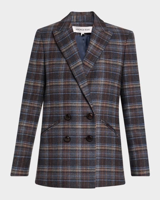 Veronica Beard Oria Plaid Dickey Jacket | Neiman Marcus