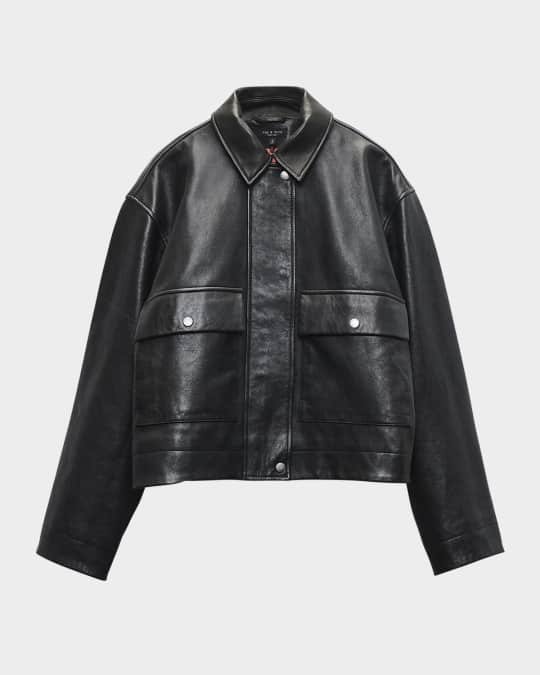Rag & Bone Nonie Leather Jacket | Neiman Marcus