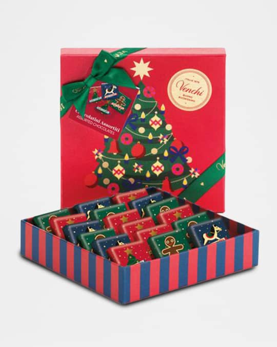 Venchi x Alice Bureau Christmas Chocolate Gift Box | Neiman Marcus