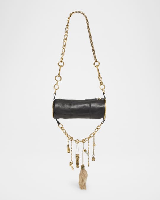 Chloe Chateau Treasure Shoulder Bag in Leather | Neiman Marcus