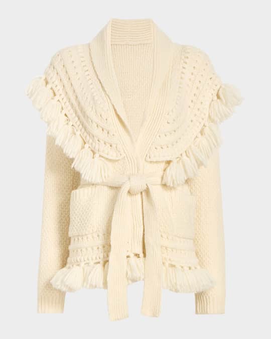 Cinq a Sept Asmi Tie-Front Cardigan | Neiman Marcus