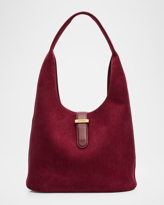 SIMKHAI Khai Suede Hobo Bag | Neiman Marcus