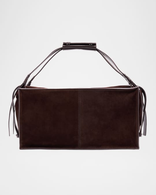 STAUD Harold Slouchy Suede Top-Handle Bag | Neiman Marcus
