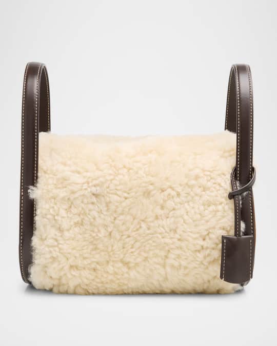 Polo Ralph Lauren Play Shearling & Leather Barrel Duffel Bag | Neiman ...