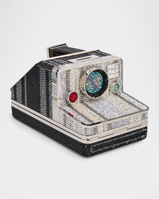 Judith Leiber Couture Elsa Crystal Camera Clutch Bag | Neiman Marcus