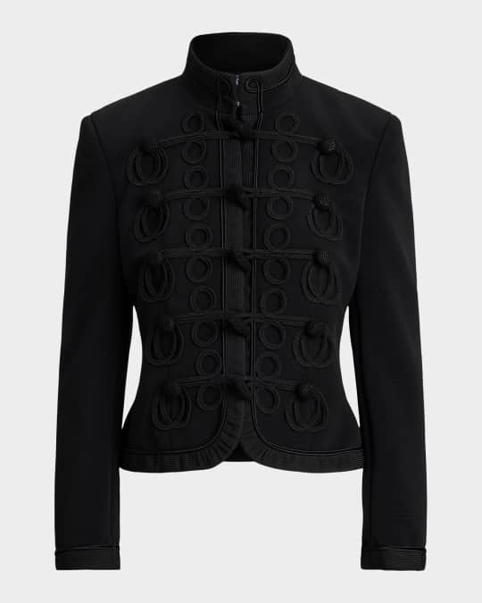 Polo Ralph Lauren Soutache-Trim Band Jacket | Neiman Marcus