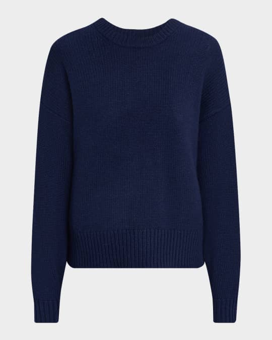 Polo Ralph Lauren Oversized Cashmere Crewneck Sweater | Neiman Marcus