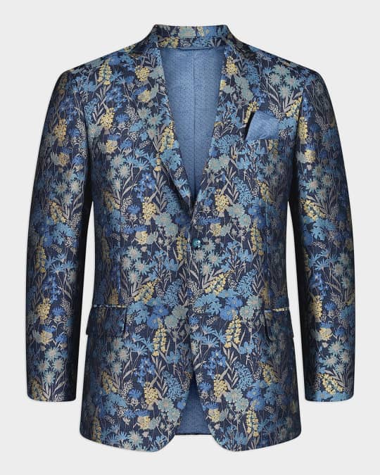 Robert Graham Men's Radford Floral Jacquard Sport Coat | Neiman Marcus