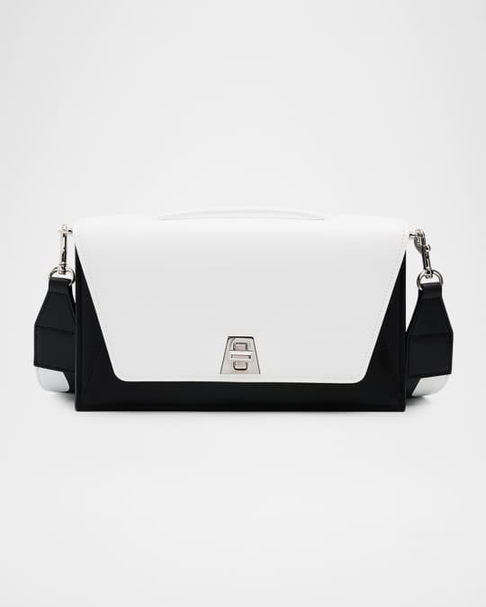 Akris Anouk Two-Tone Leather Clutch Bag | Neiman Marcus
