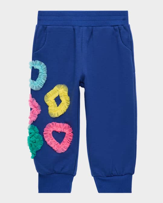 Hannah Banana Girl's Appliquéd Fleece Jogger Pants, Size 2-10 | Neiman ...
