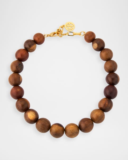 Ben-Amun Wooden Bead Necklace | Neiman Marcus