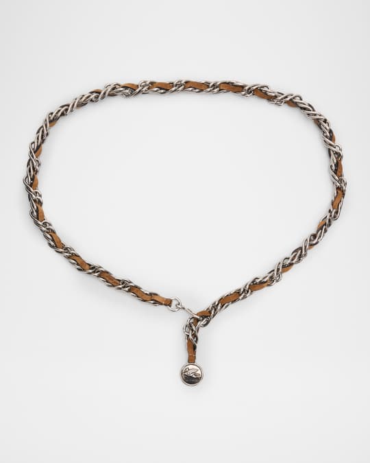 Etro Logo Chain Belt | Neiman Marcus