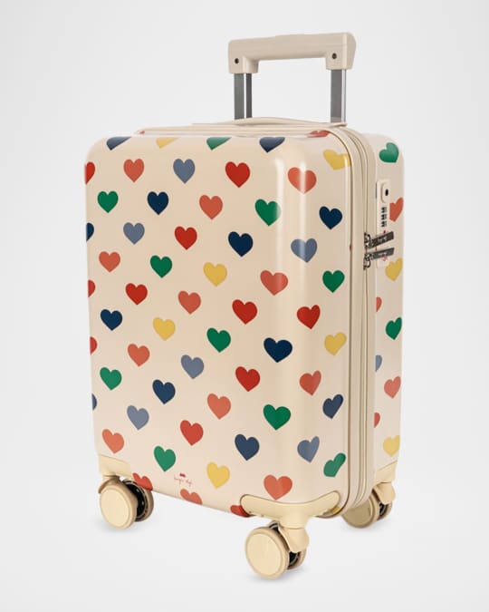 Konges Slojd Girl's Hard-Case 4-Wheel Carry-On Suitcase | Neiman Marcus