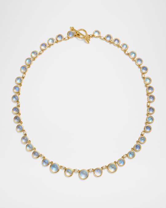 Temple St. Clair 18K Blue Moon Necklace | Neiman Marcus