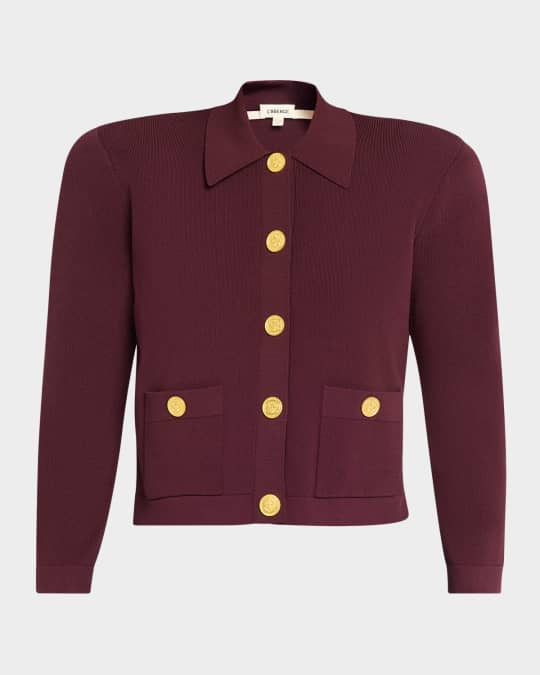 L'Agence Osiris Collared Cardigan | Neiman Marcus