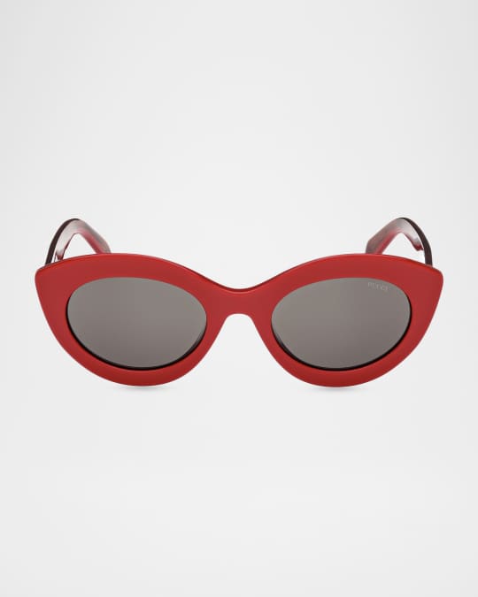 Pucci 53mm Acetate Cat-Eye Sunglasses | Neiman Marcus