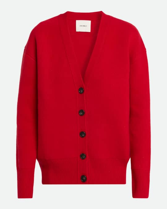 Lisa Yang Amery Cashmere V-Neck Cardigan | Neiman Marcus