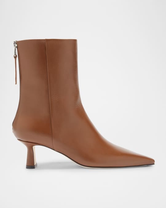 Aeyde 55mm Rowan Calf Leather Ankle Boots | Neiman Marcus