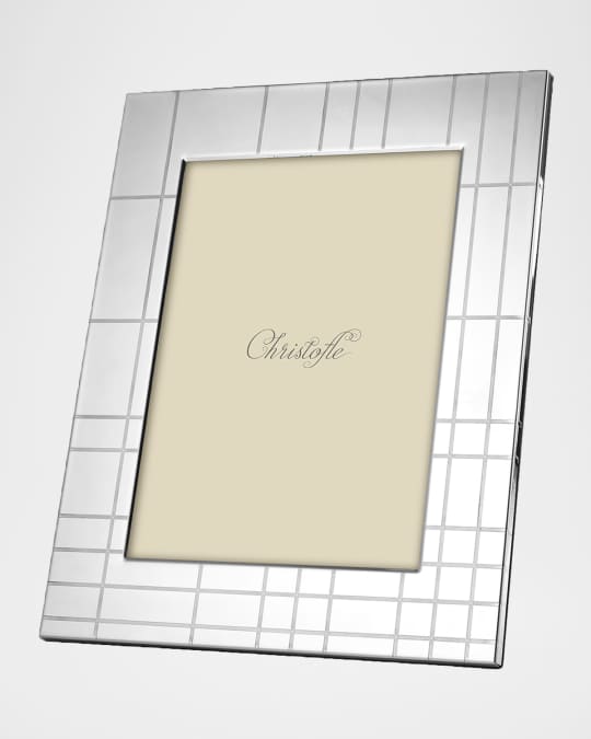 Christofle Graphik Stainless Steel Frame, 5" x 7" | Neiman Marcus