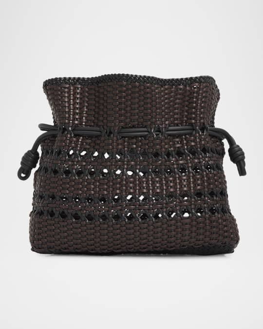 Loewe Flamenco Clutch Bag in Woven Leather | Neiman Marcus
