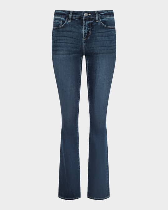 L'Agence Cara Low-Rise Bootcut Jeans | Neiman Marcus