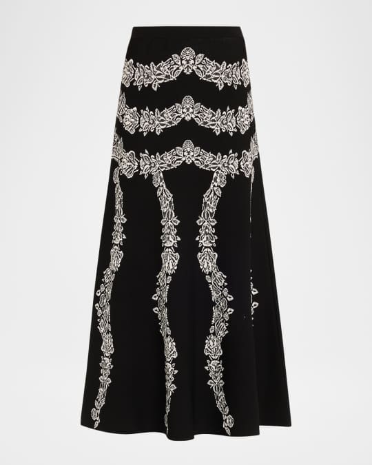 Ulla Johnson Valencia Jacquard Midi Skirt | Neiman Marcus