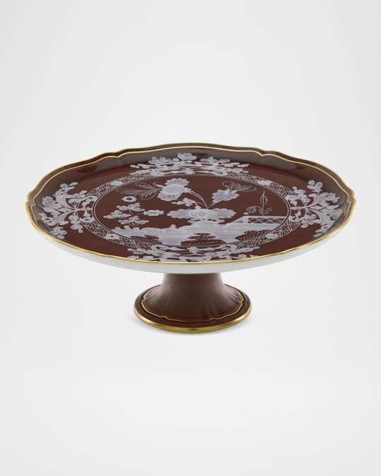 GINORI 1735 Oriente Italiano Castagna Cake Stand | Neiman Marcus